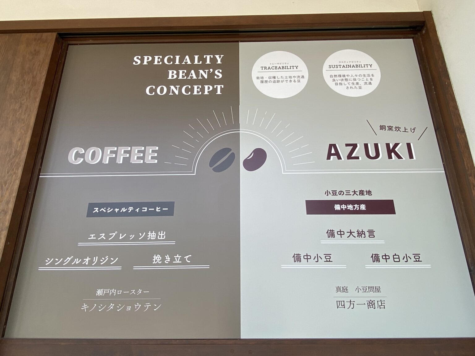 【岡山市中区】今在家に和菓子店、本気のあんコーヒーが飲める「KASYO an. STAND」できてる